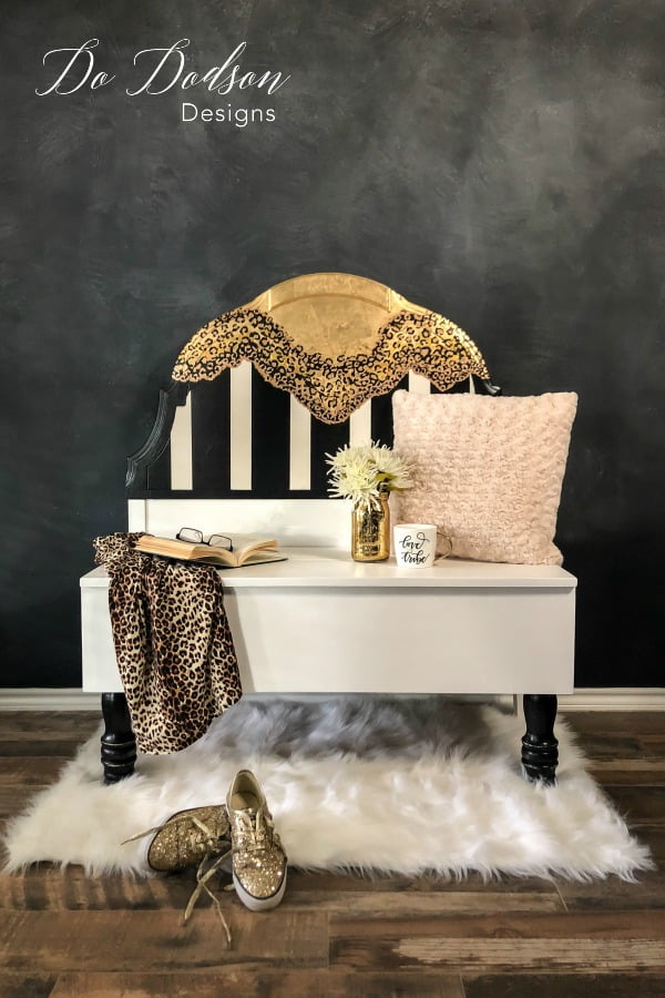 How To Make A Headboard Bench In 1 Day - Do Dodson Designs