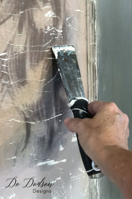 Decoupage Paper | Easy How To Tutorial On An Old Door - Do Dodson Designs