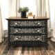 Bone Inlay Dresser (DIY With Stencils) - Do Dodson Designs