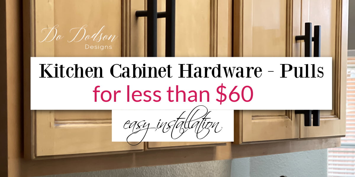 Kitchen Cabinet Hardware | Easily Update For Less Than $60