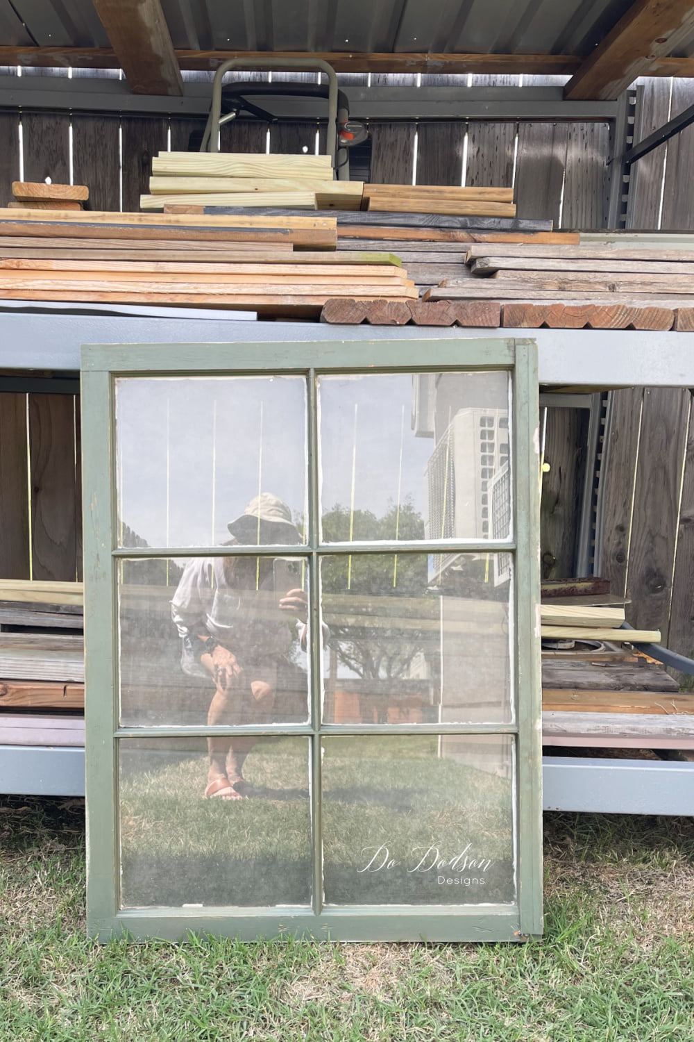 How To Easily Repurpose Old Windows Into Amazing Patio Lighting