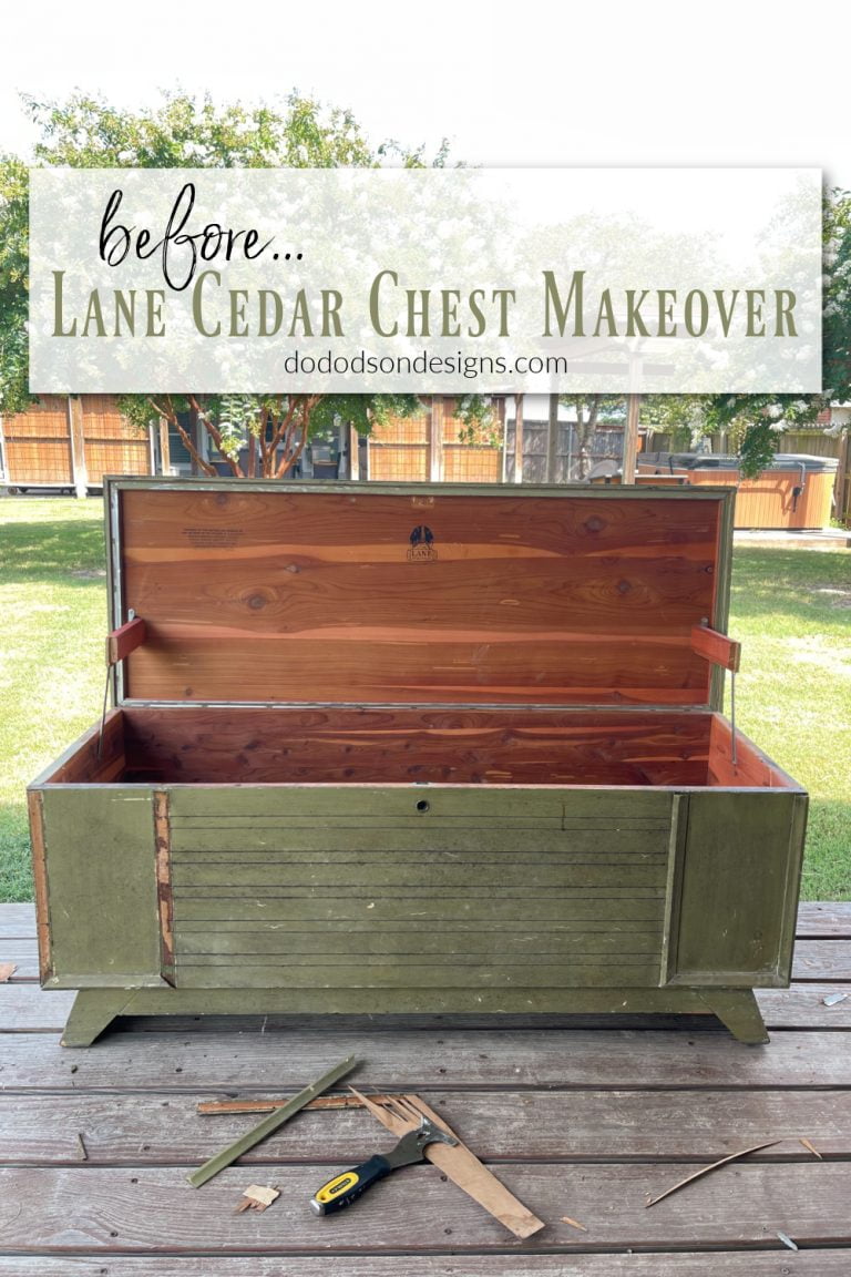Try This Creative Idea On Your Next DIY Cedar Chest Makeover