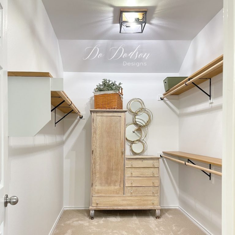 DIY Closet Update You Can Easily Do In A Day - Do Dodson Designs