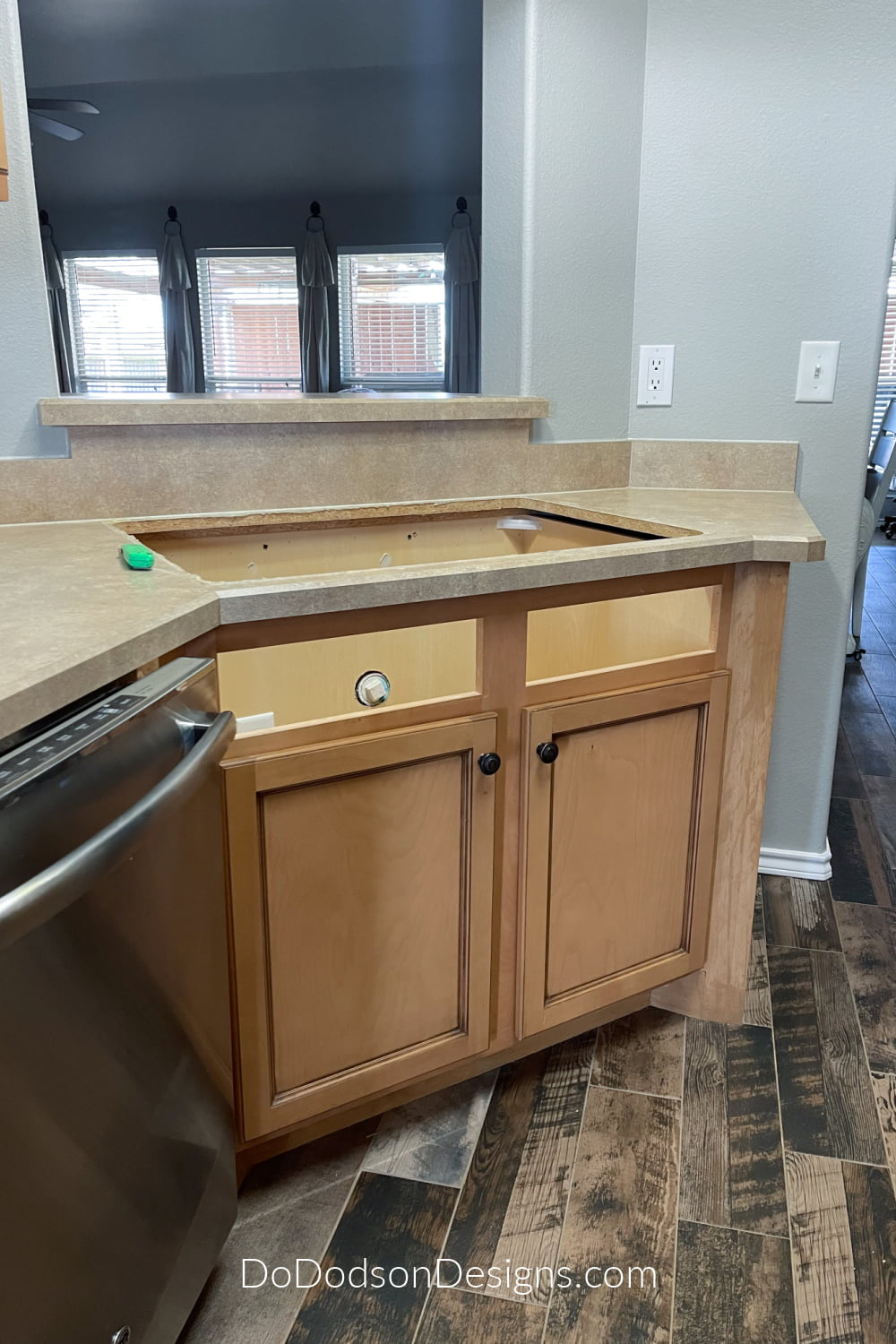 Farmhouse Sink Installation - Easy DIY Top Mount - Do Dodson Designs