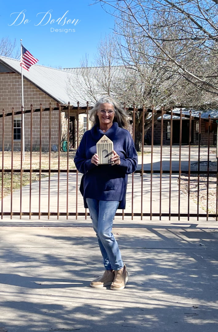 Easy DIY Scrap Wood Block Houses - 20 Minute Craft - Do Dodson Designs