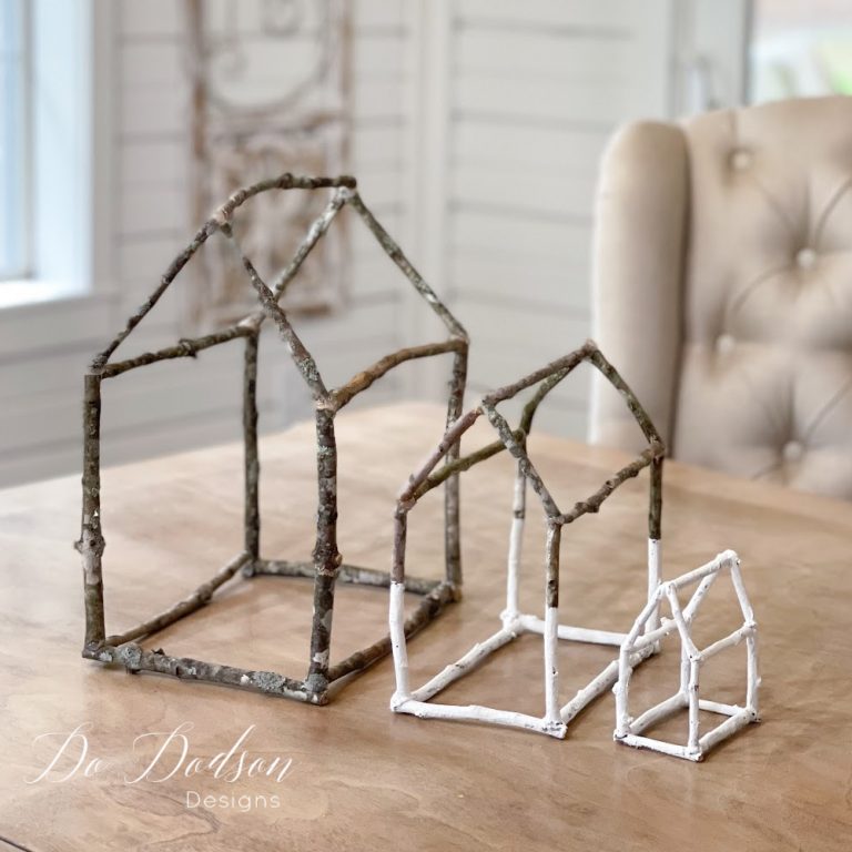 How To Make Tiny Twig Houses From A Big Tree - Do Dodson Designs