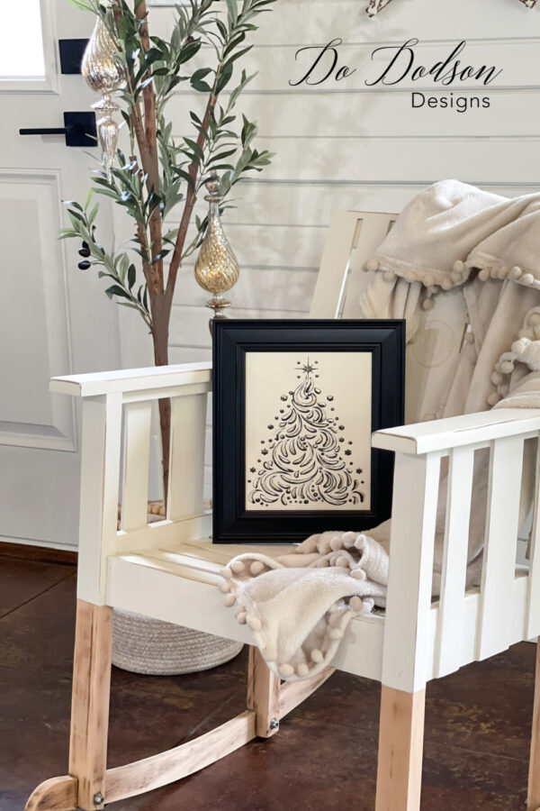Easy DIY Christmas Craft Decor With Picture Frames - Do Dodson Designs