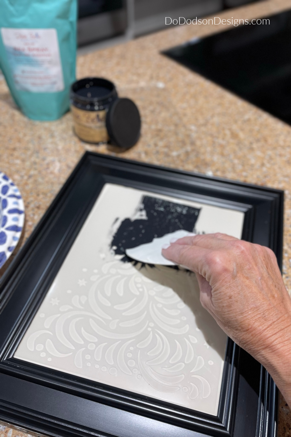 Easy DIY Christmas Craft Decor With Picture Frames - Do Dodson Designs