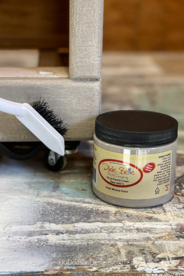 The Best DIY Faux Linen Paint Technique For Furniture - Do Dodson Designs