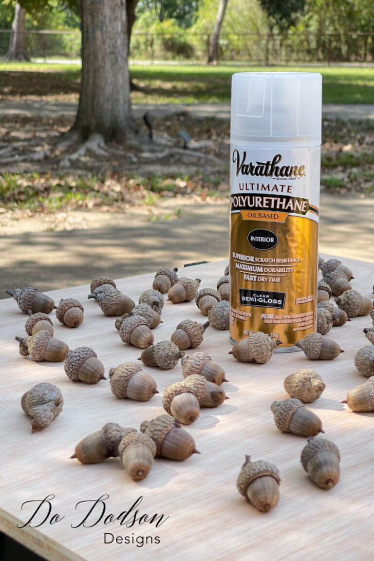 How To Preserve Acorns for Fall Crafts and Decorating - Do Dodson Designs