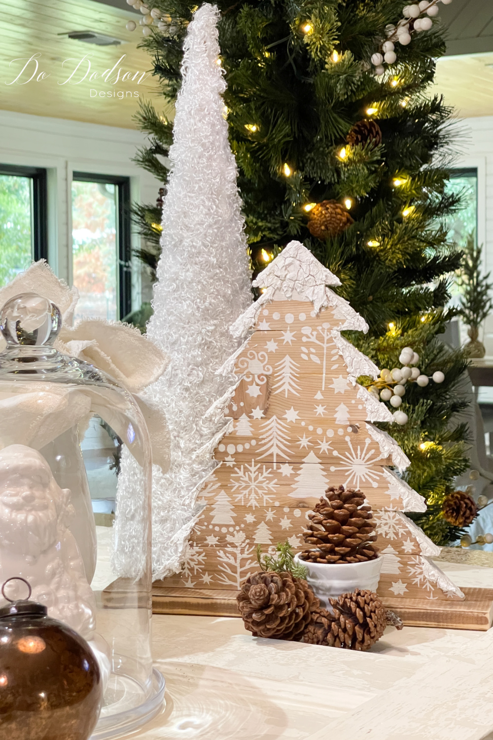 How To Make Rustic Wooden Christmas Trees (DIY Holiday Decor) - Do ...