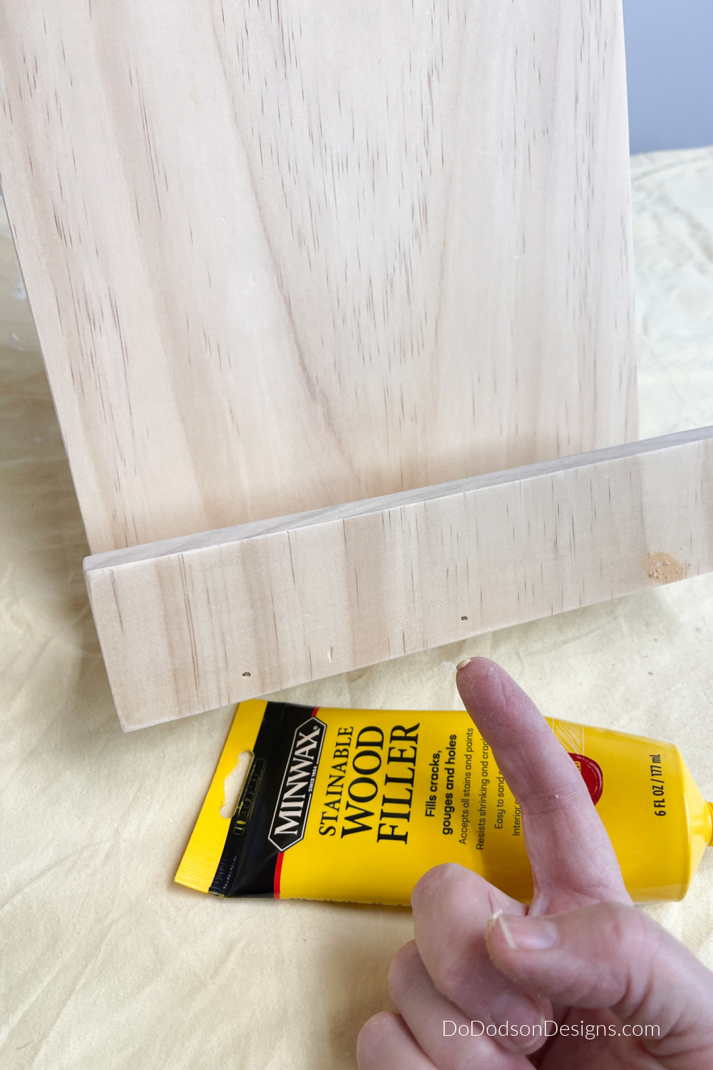 Easy DIY Cookbook Stand Made From Scrap Wood - Do Dodson Designs