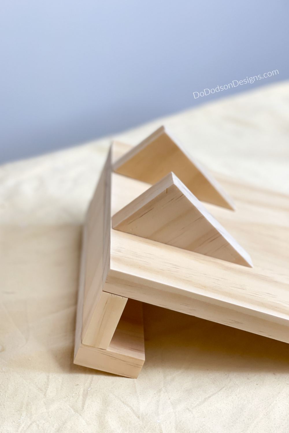 Easy DIY Cookbook Stand Made From Scrap Wood - Do Dodson Designs