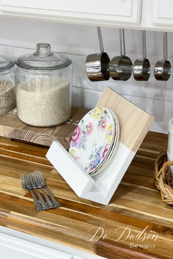 Easy DIY Cookbook Stand Made From Scrap Wood - Do Dodson Designs