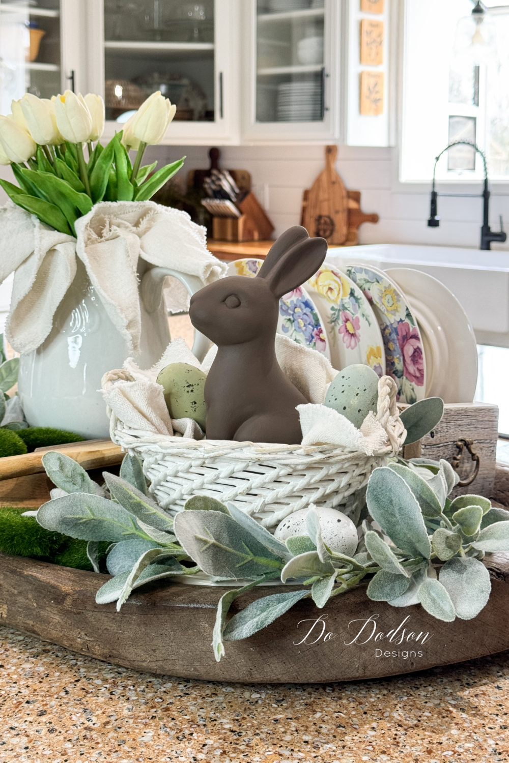 Realistic DIY Faux Chocolate Easter Bunny Decor (Centerpiece Idea) - Do ...