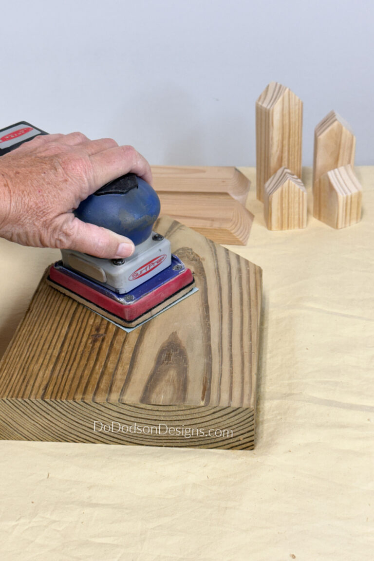 DIY Mini Wood Houses (Patriotic Decor Ideas) - Do Dodson Designs