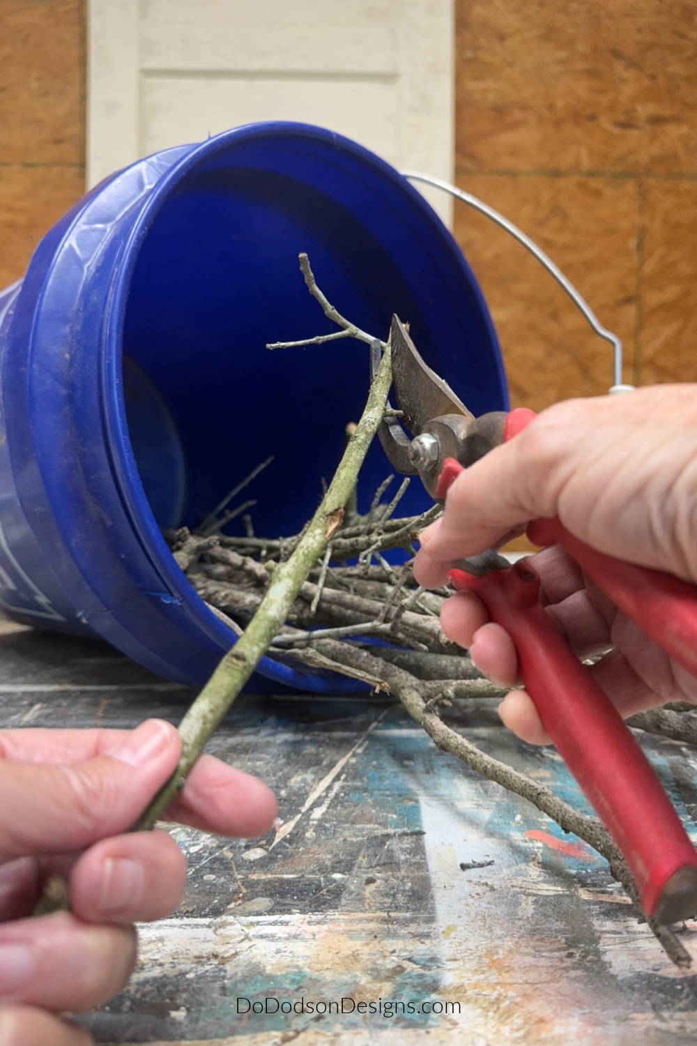 Easy Twig Pumpkin Decor (DIY Fall Craft) - Do Dodson Designs