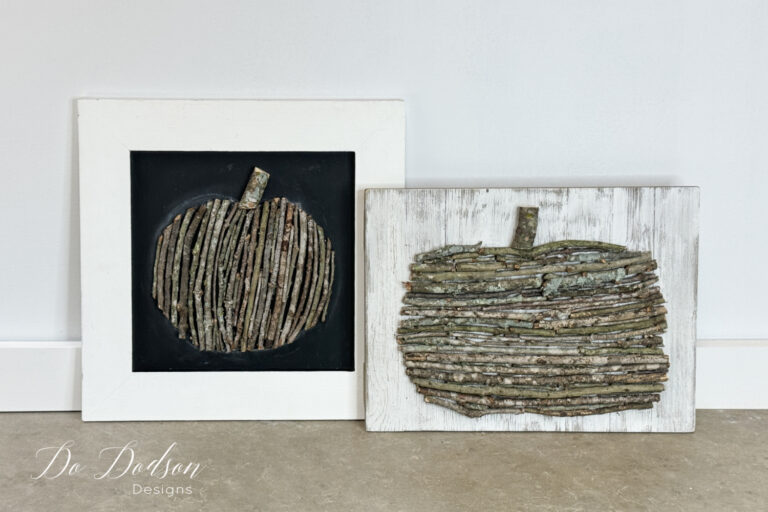 Easy Twig Pumpkin Decor (DIY Fall Craft) - Do Dodson Designs