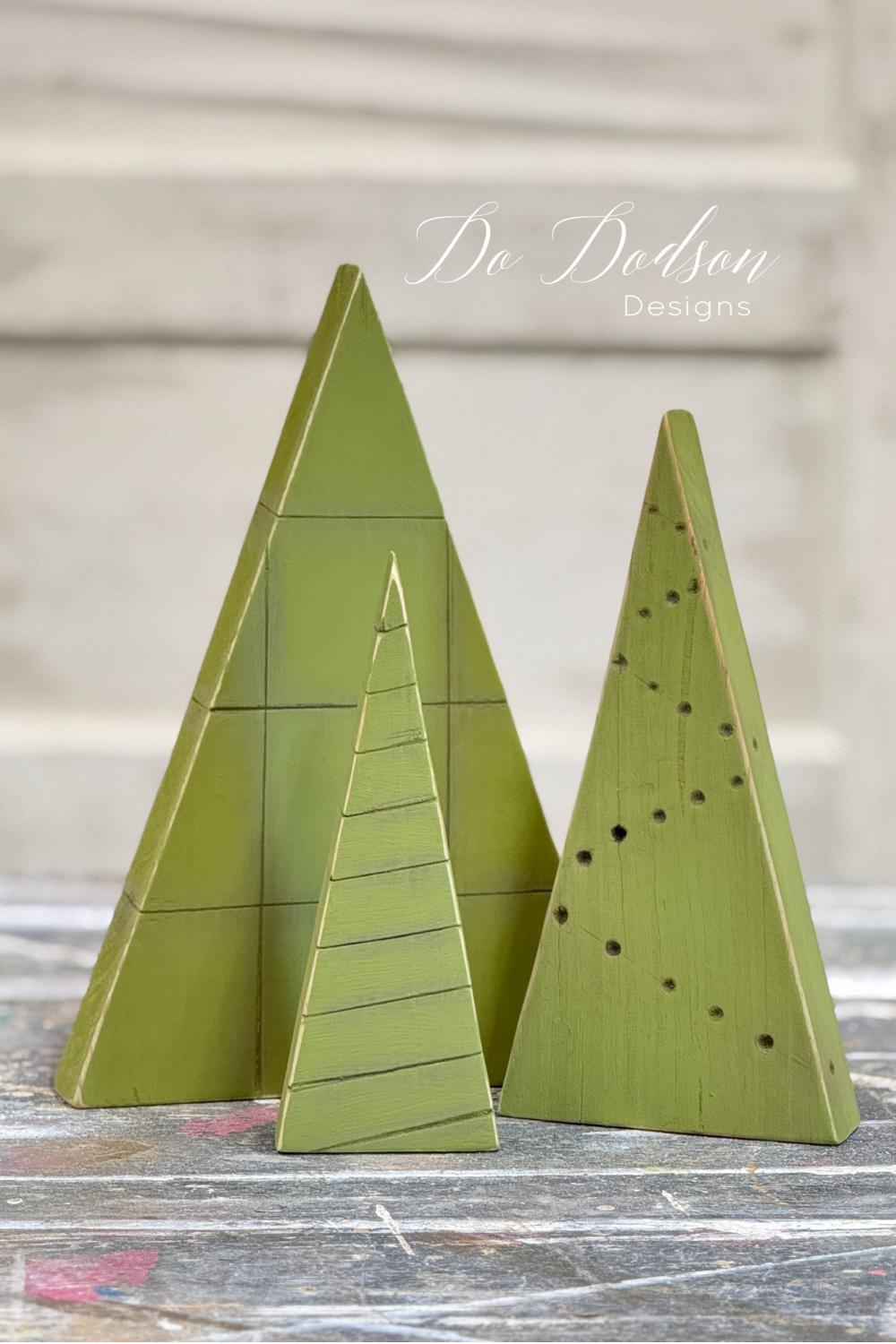 Easy DIY Wood Block Christmas Tree Craft (Scrap Wood Project) - Do ...
