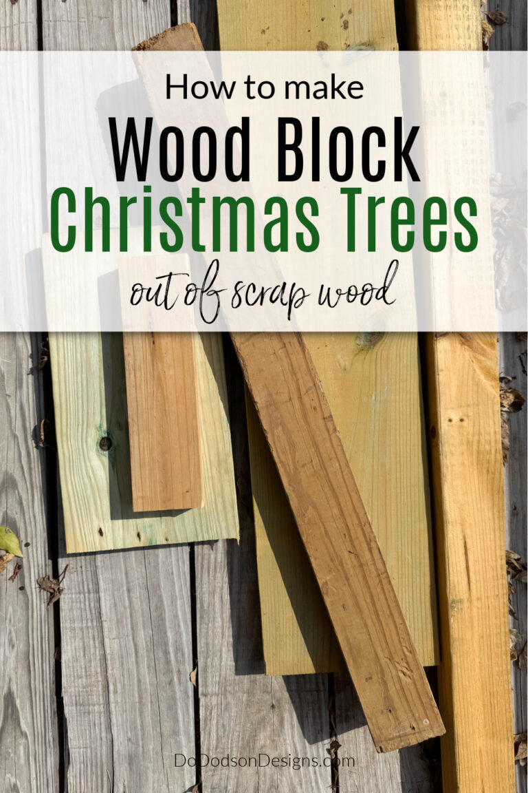 Easy DIY Wood Block Christmas Tree Craft (Scrap Wood Project) - Do ...