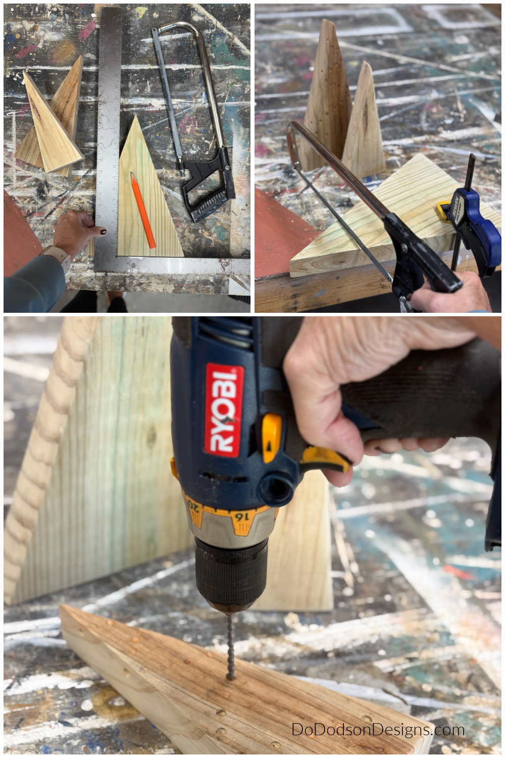 Easy DIY Wood Block Christmas Tree Craft (Scrap Wood Project) - Do ...