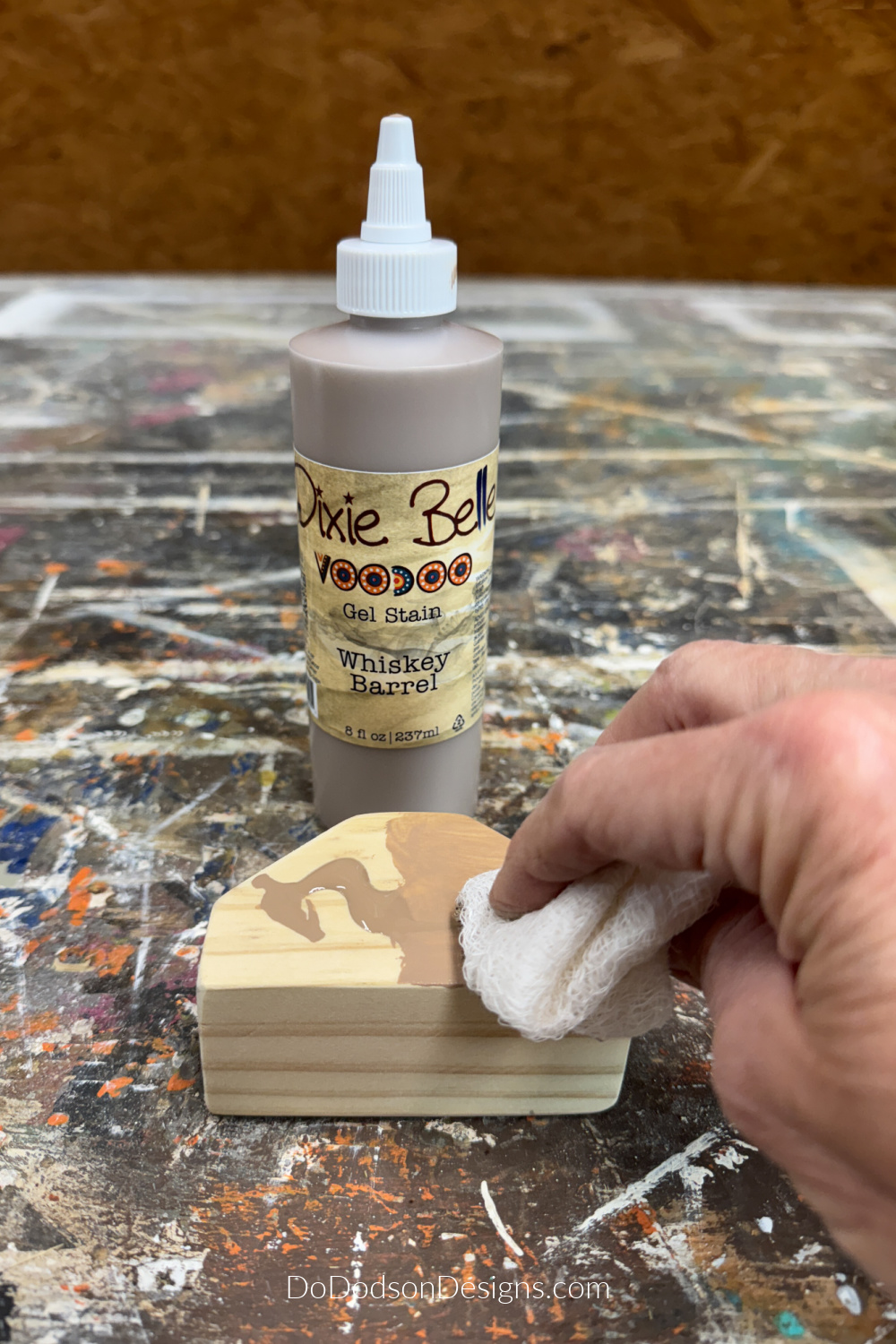 Wood Block DIY Photo Stand (Easy Scrap Wood Project) - Do Dodson Designs