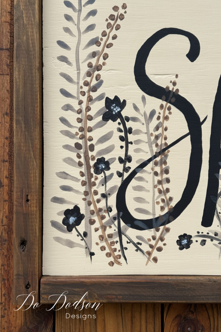 Simple DIY Wooden Sign Project (Scrap Wood) - Do Dodson Designs