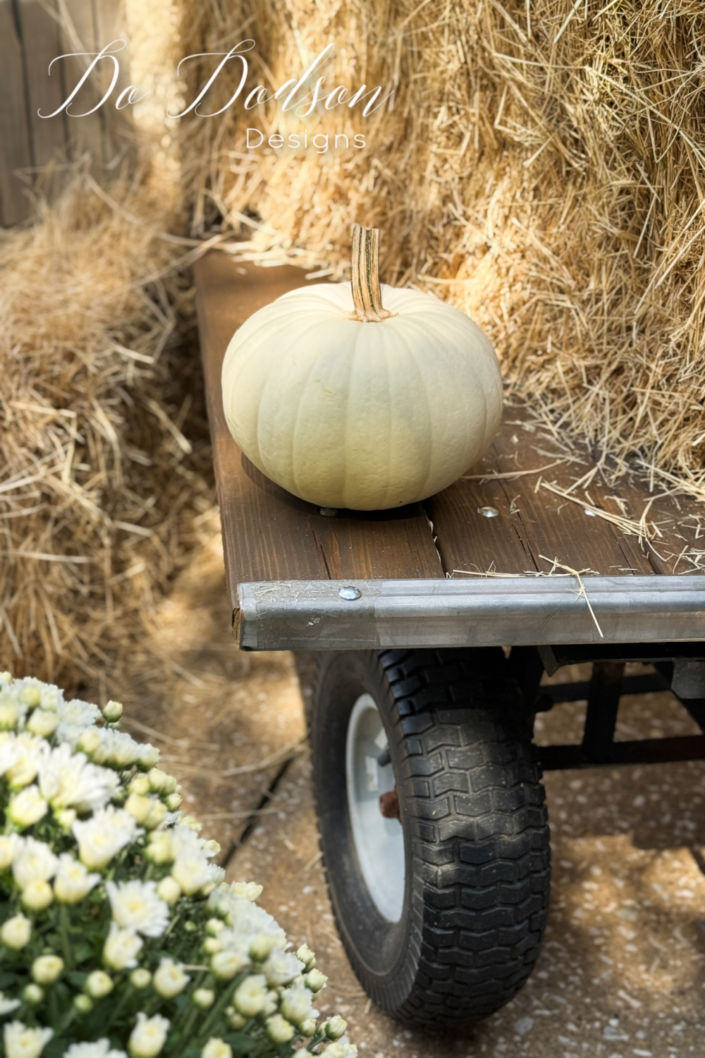 DIY Garden Cart Flatbed (Repurposed Wagon) - Do Dodson Designs