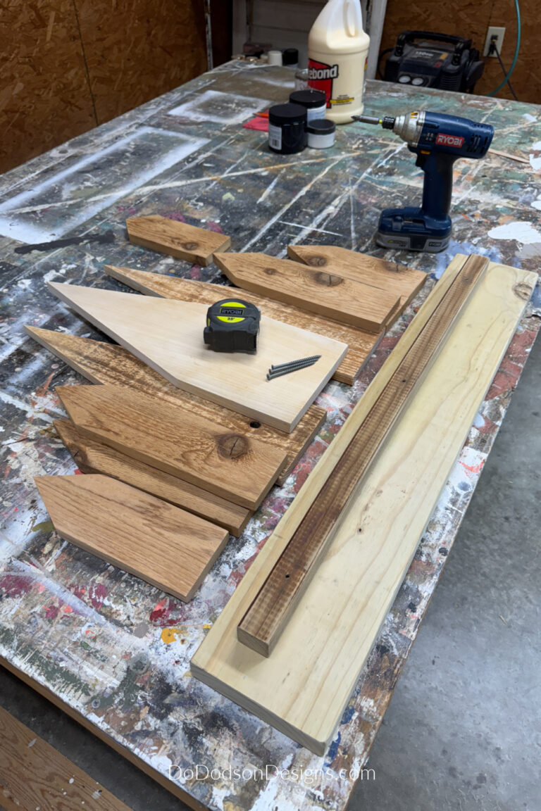 Wood Churches DIY (Christmas Village Craft) - Do Dodson Designs