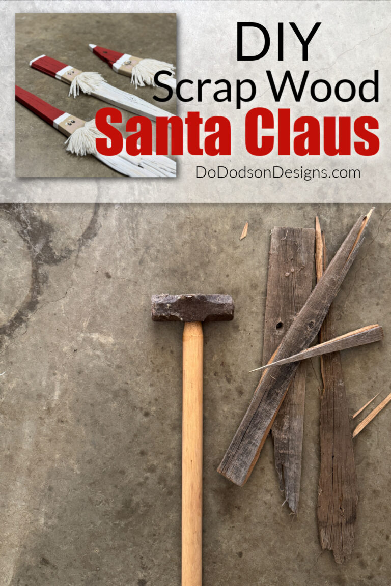Scrap Wood Santa Claus (DIY Christmas Crafts) - Do Dodson Designs
