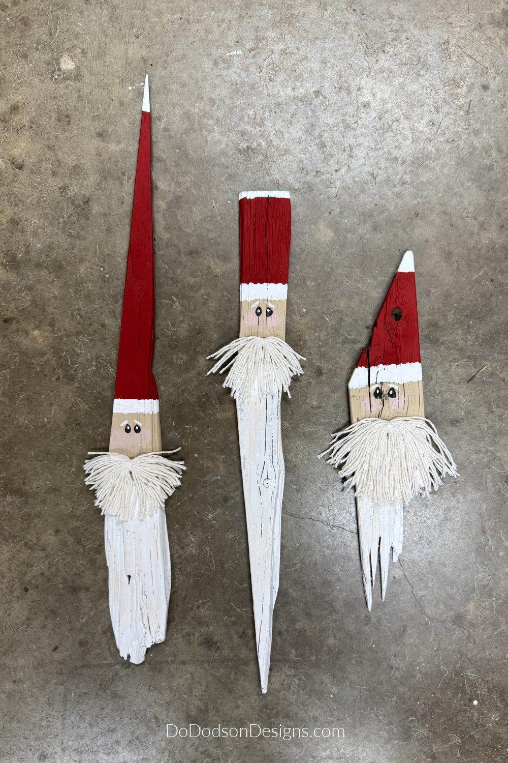 Scrap Wood Santa Claus (DIY Christmas Crafts) - Do Dodson Designs