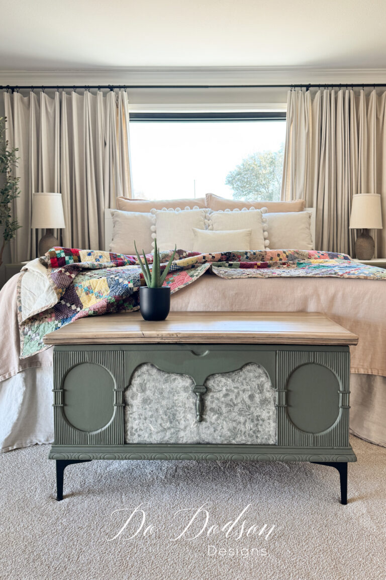 How I Gave A Vintage Cedar Chest A Modern Redo - Do Dodson Designs
