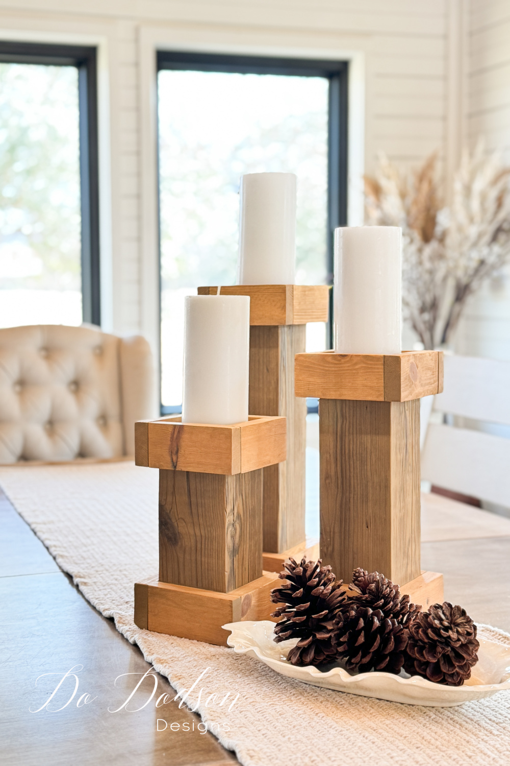 DIY Pillar Candle Holders from Scrap Wood (Beginner-Friendly Tutorial ...